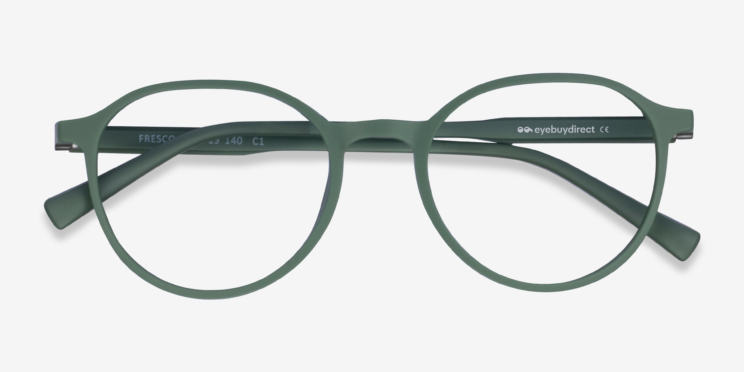 Fresco Round Green Glasses for Women | Eyebuydirect