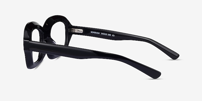 Borough Rectangle Black Full Rim Eyeglasses Eyebuydirect
