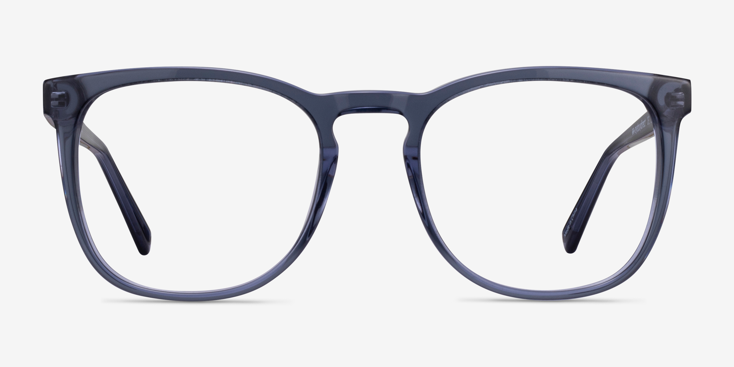 Promise Square Crystal Blue Green Full Rim Eyeglasses Eyebuydirect