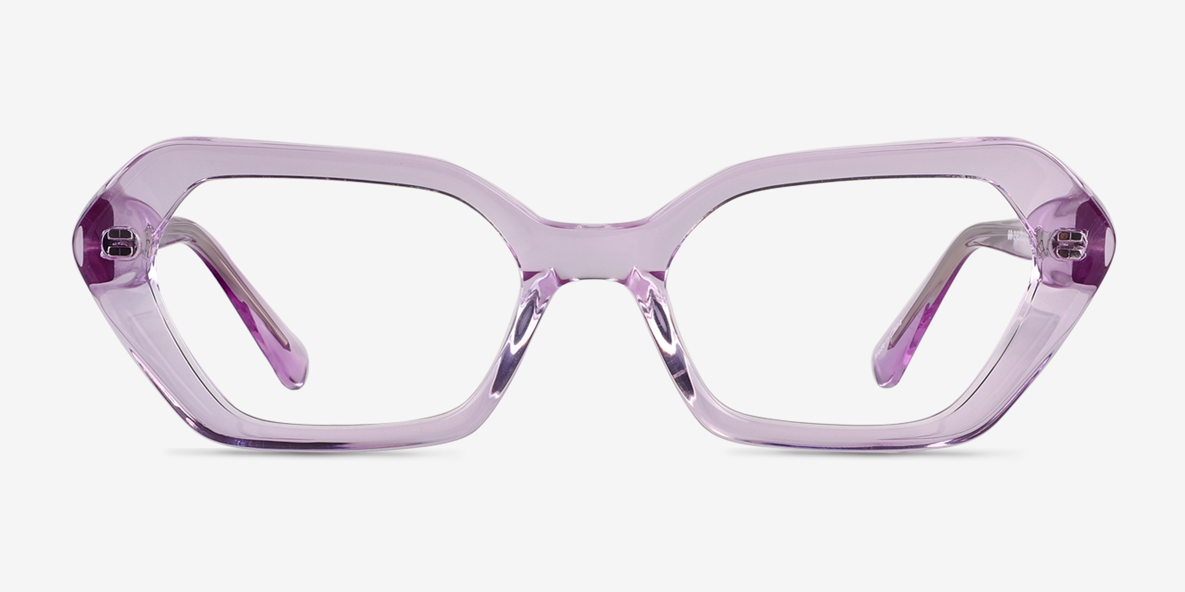 Lucille Cat Eye Crystal Mauve Glasses for Women | Eyebuydirect