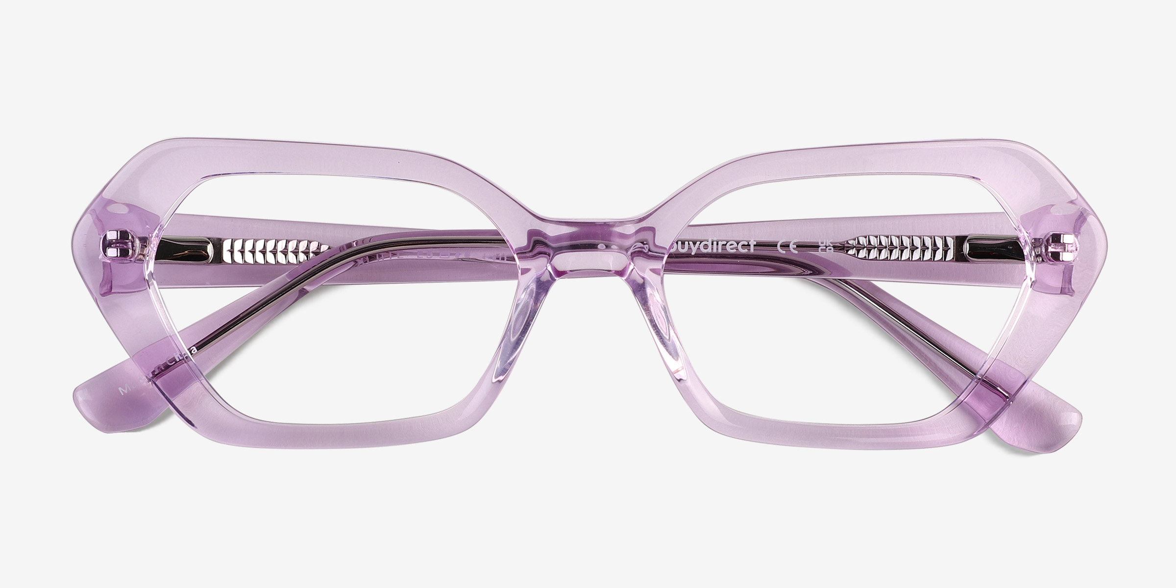 Lucille Cat Eye Crystal Mauve Glasses for Women | Eyebuydirect Canada