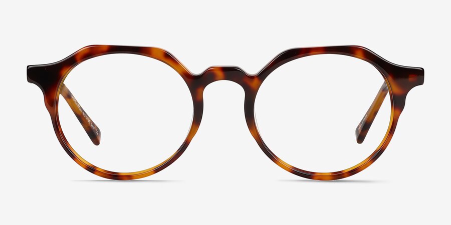 Monarda Round Tortoise Full Rim Eyeglasses | Eyebuydirect