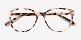 Yarrow Cat Eye Ivory Tortoise Glasses for Women | Eyebuydirect