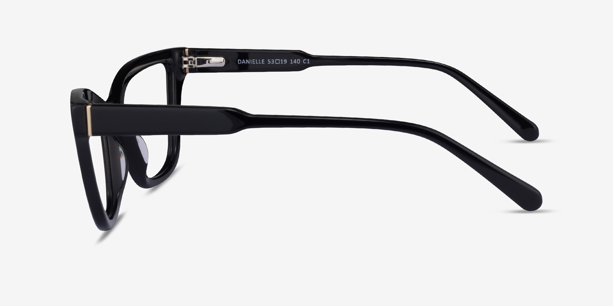 Danielle Cat Eye Black Glasses for Women | Eyebuydirect