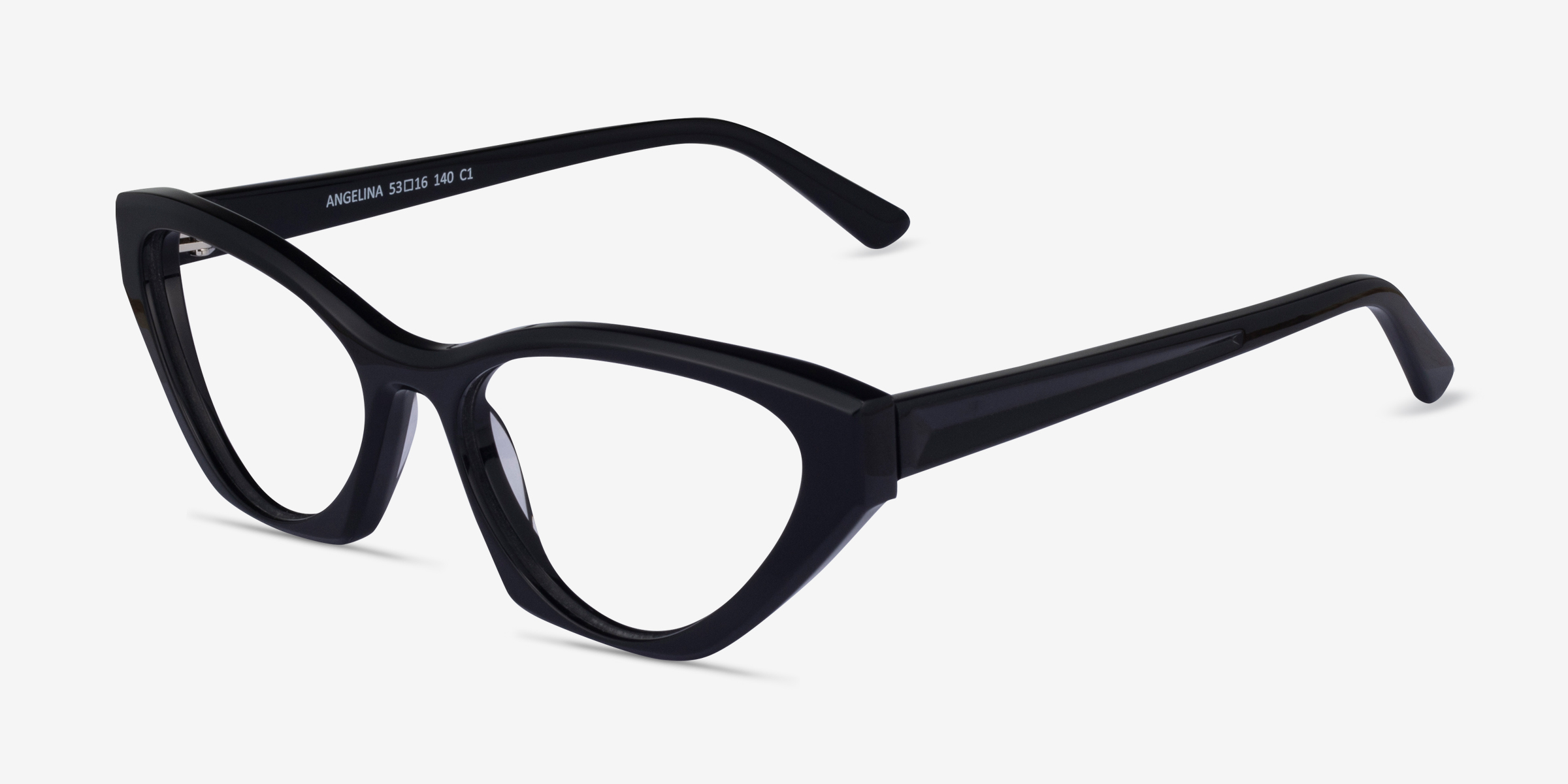 Angelina Cat Eye Black Glasses For Women Eyebuydirect