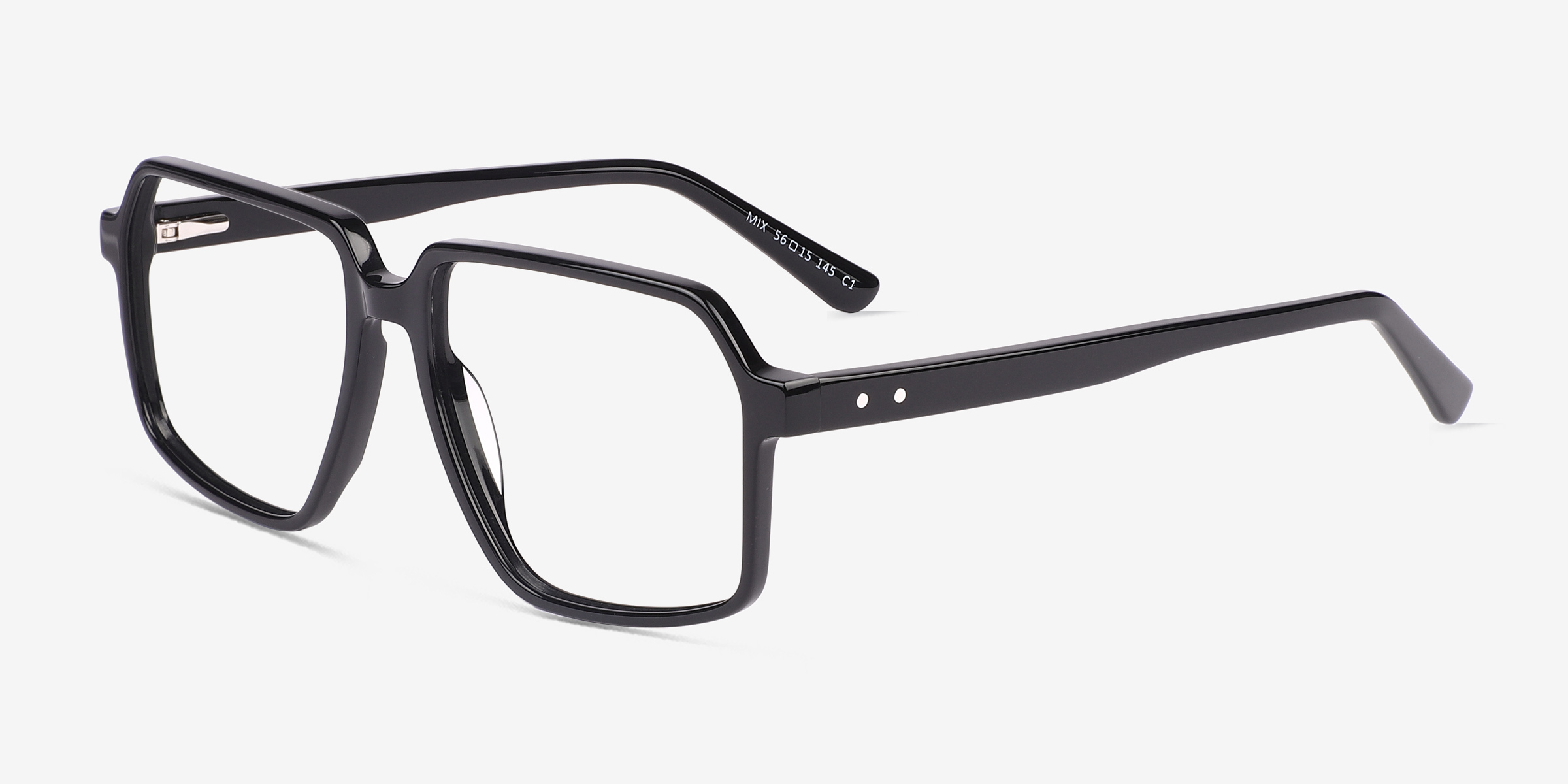 Mix Square Black Glasses for Men | Eyebuydirect