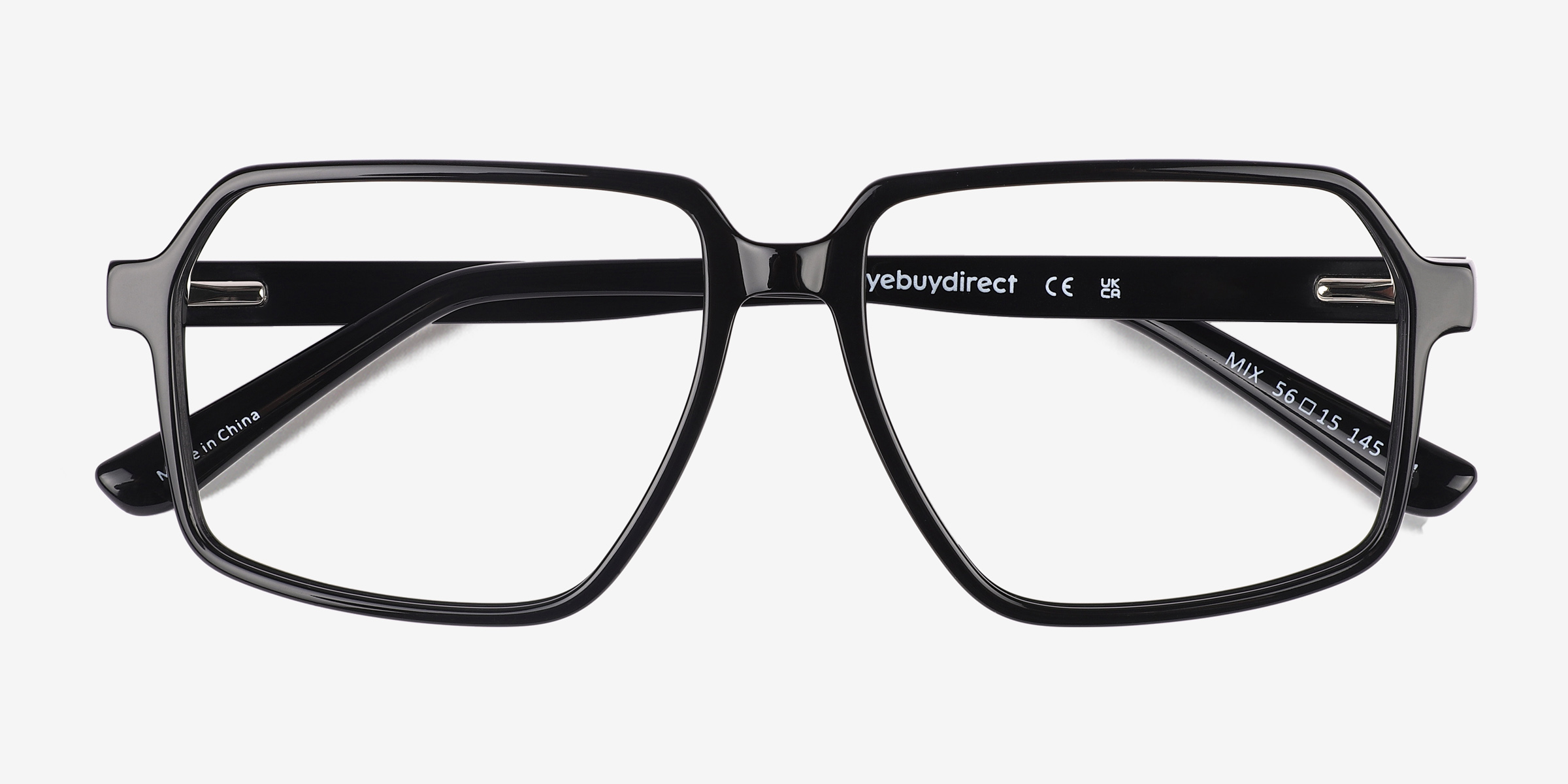 Mix Square Black Glasses for Men | Eyebuydirect