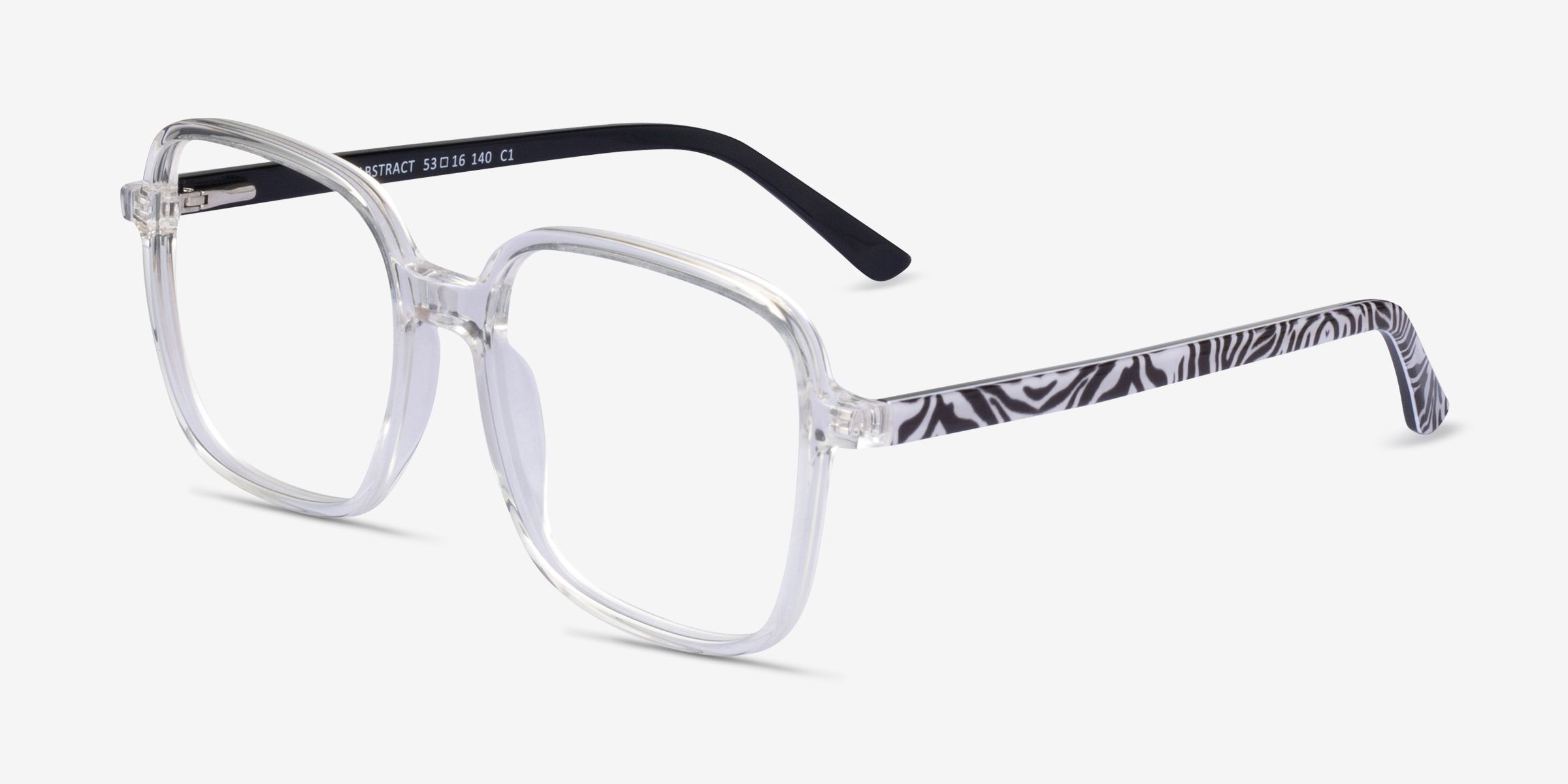 Abstract Square Crystal Full Rim Eyeglasses | Eyebuydirect