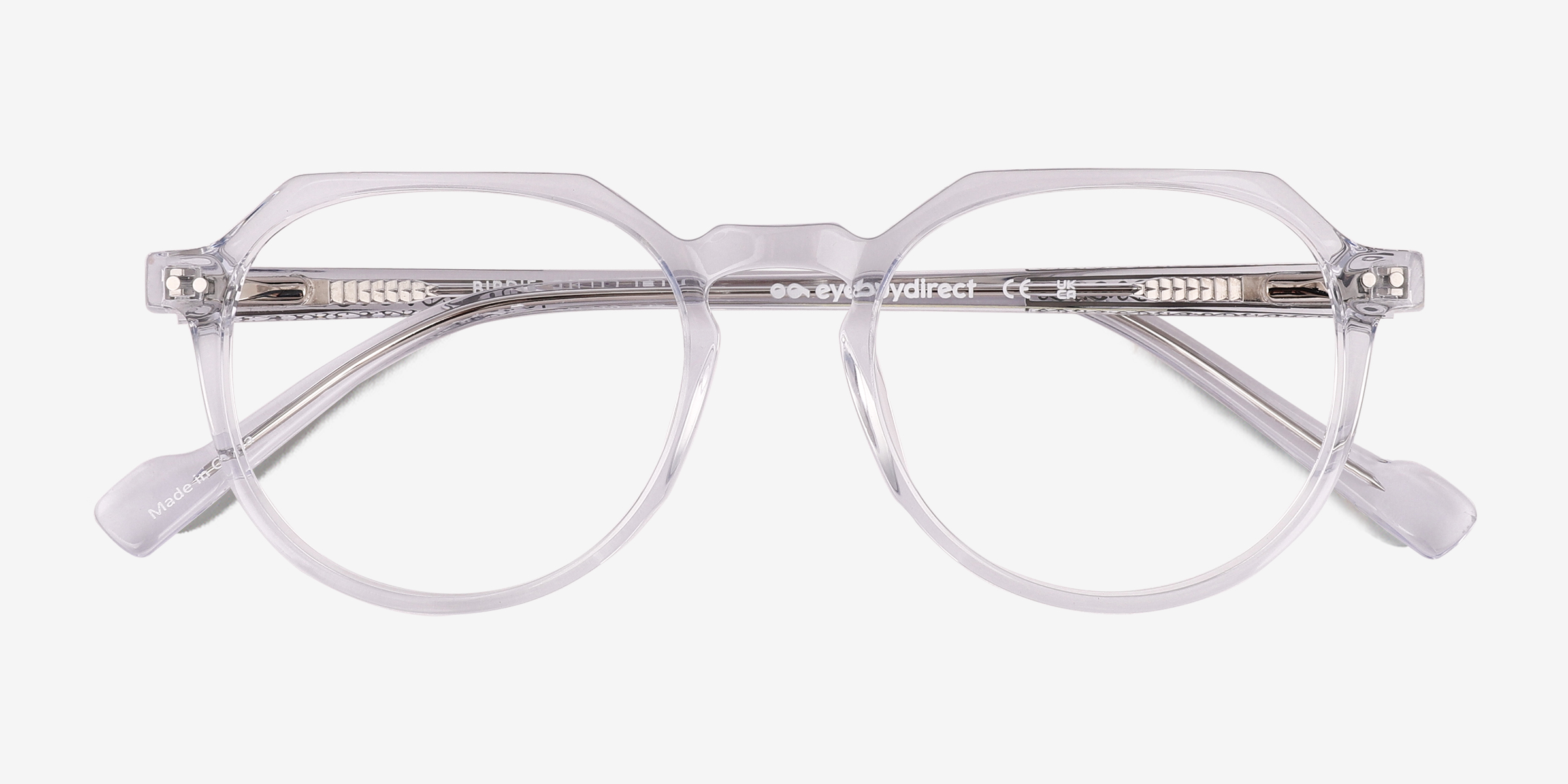 Birdie Round Clear Full Rim Eyeglasses | Eyebuydirect