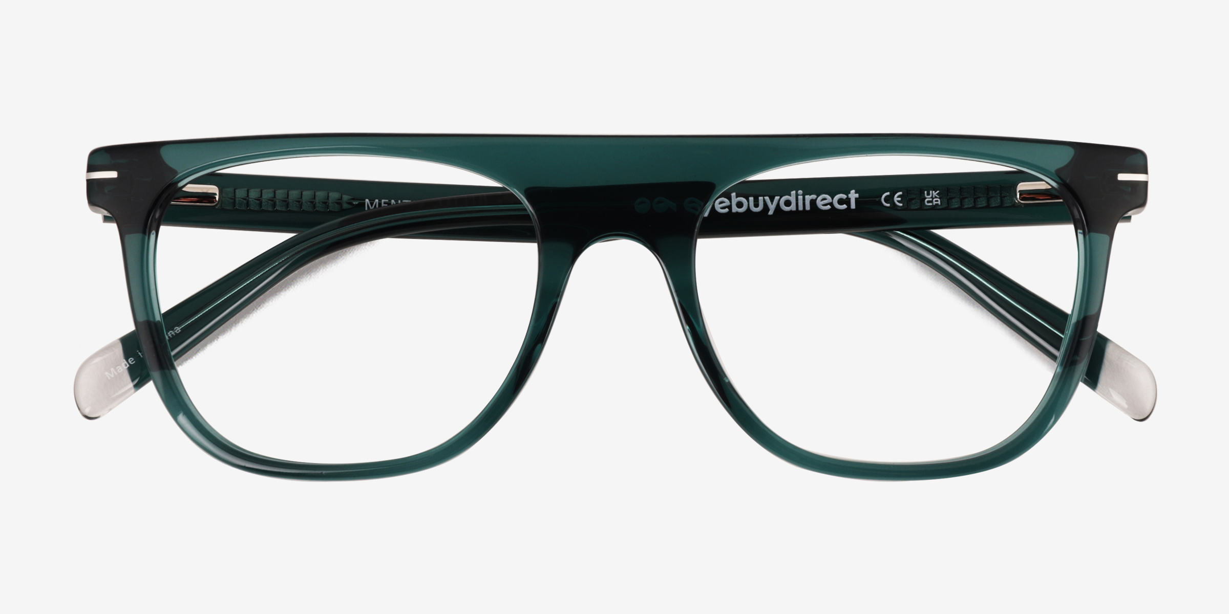 Mentis Square Crystal Blue Full Rim Eyeglasses Eyebuydirect