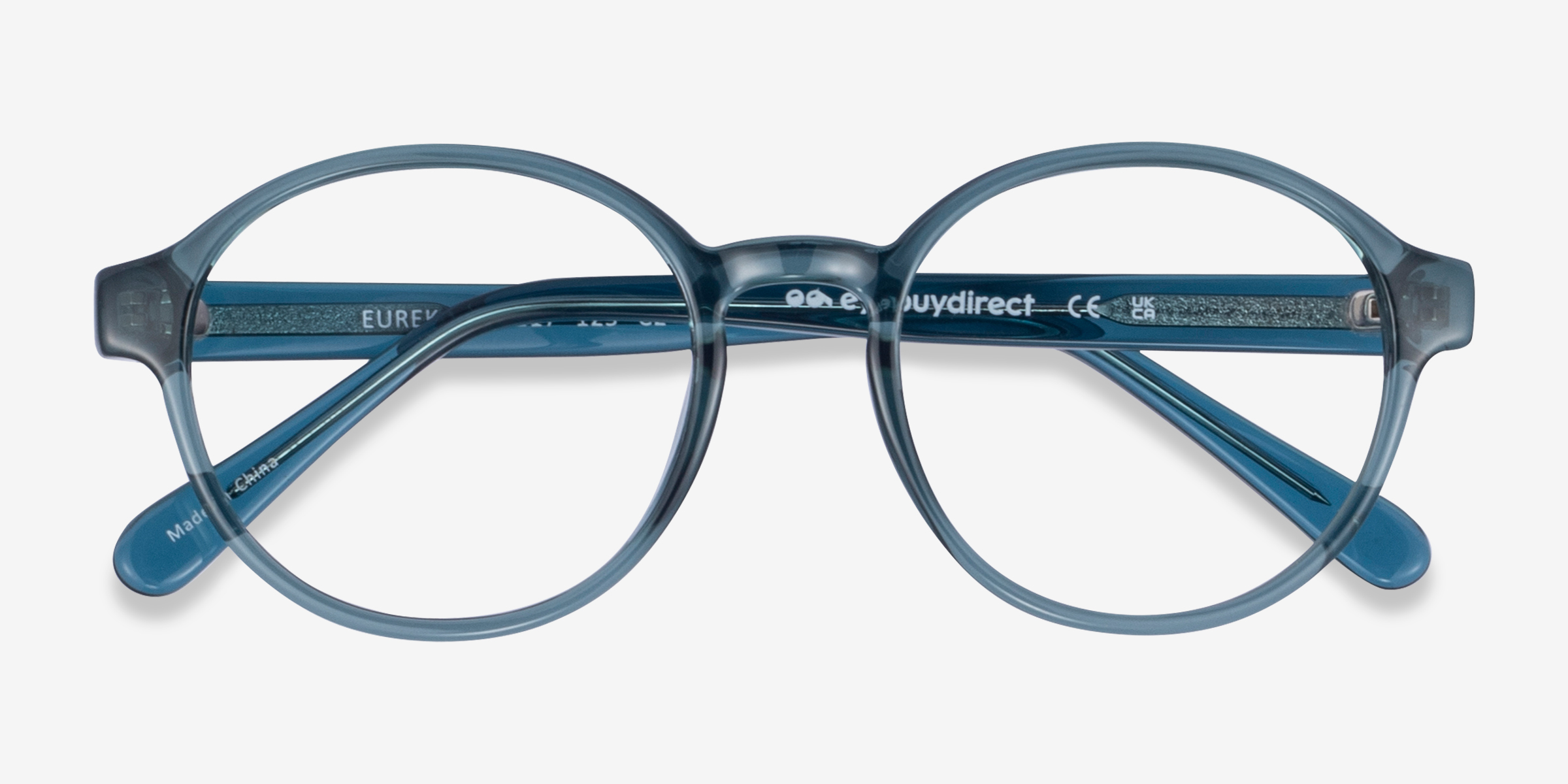 Eureka Round Blue Glasses | Eyebuydirect Canada