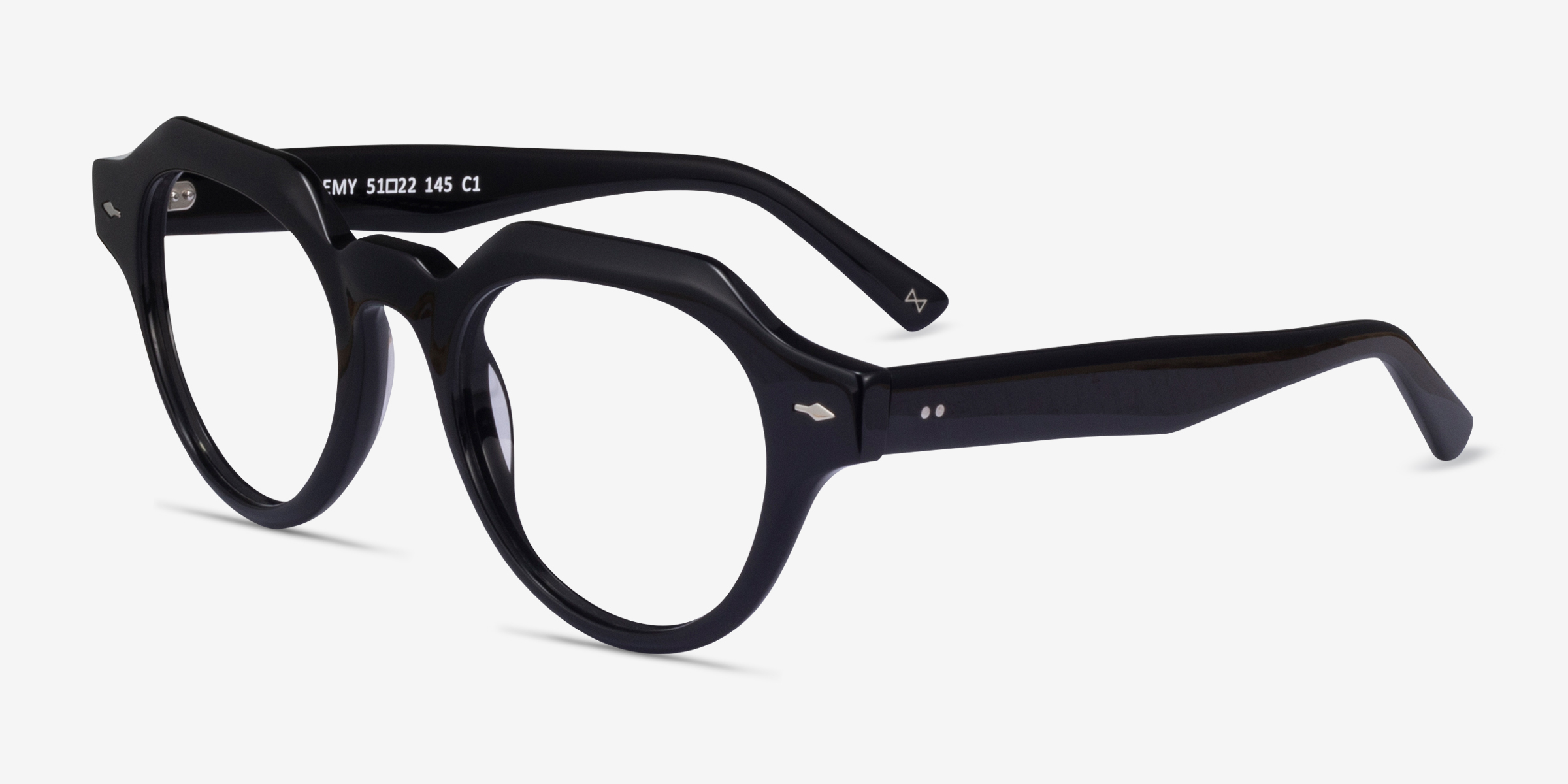 Remy Round Black Full Rim Eyeglasses | Eyebuydirect