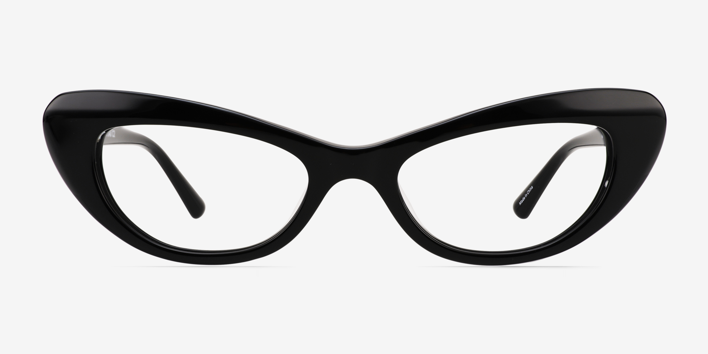 Leena Cat Eye Black Full Rim Eyeglasses | Eyebuydirect