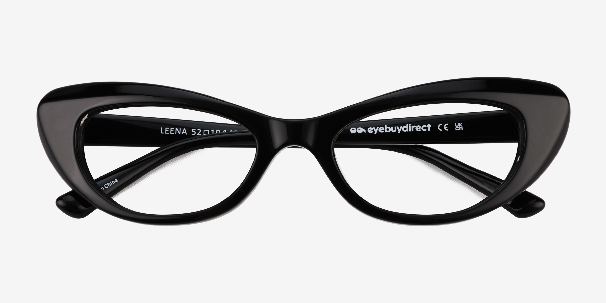 Leena Cat Eye Black Full Rim Eyeglasses | Eyebuydirect