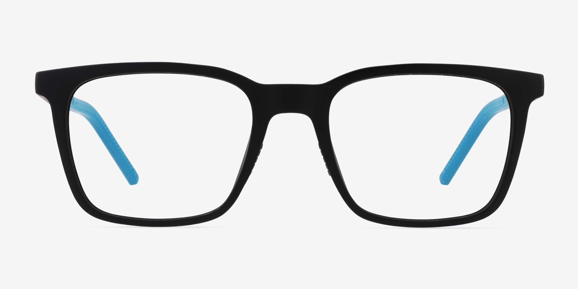 Accelerate Square Matte Black Full Rim Eyeglasses | Eyebuydirect