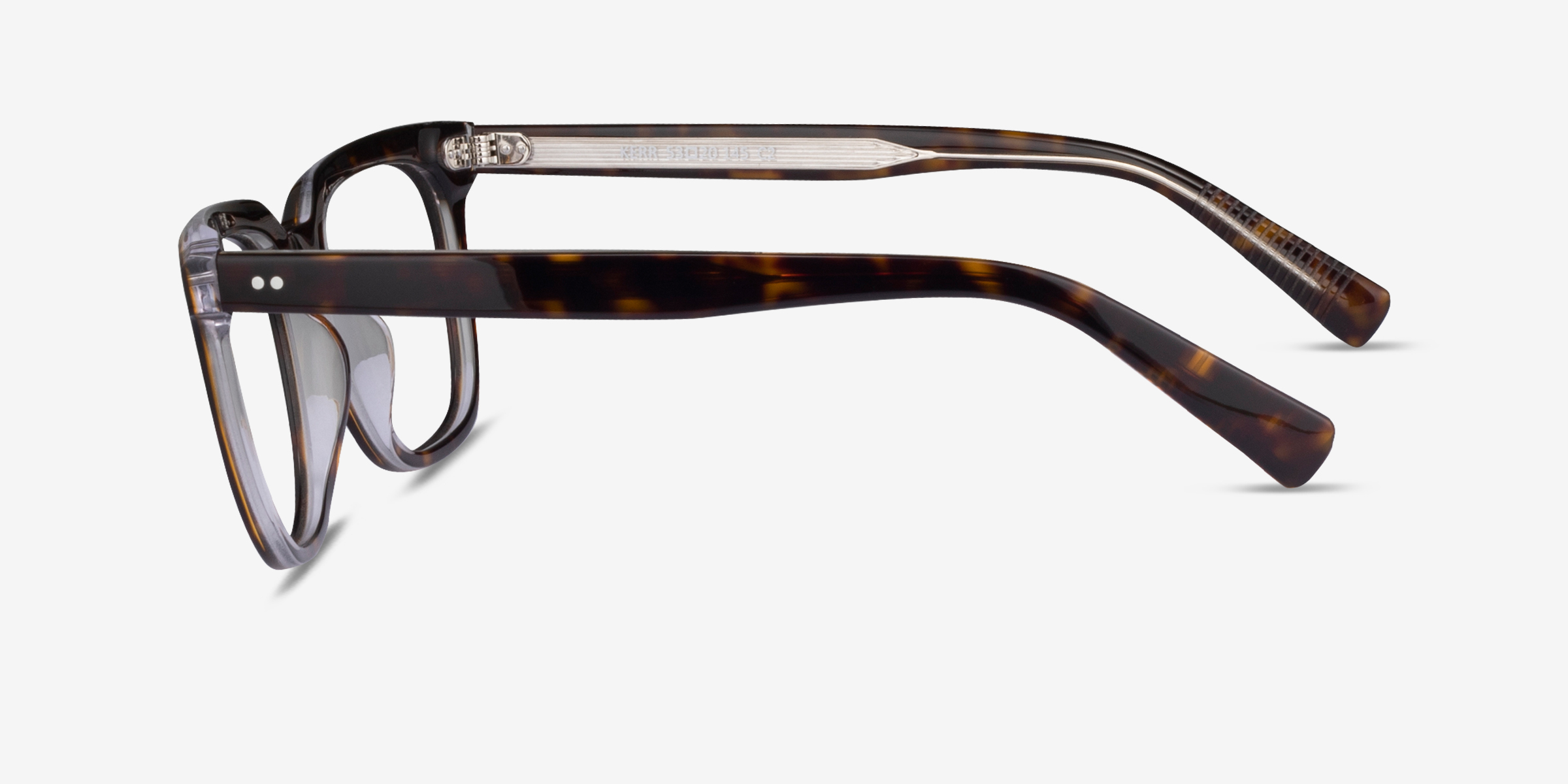 Kerr Wayfarer Tortoise Clear Full Rim Eyeglasses | Eyebuydirect