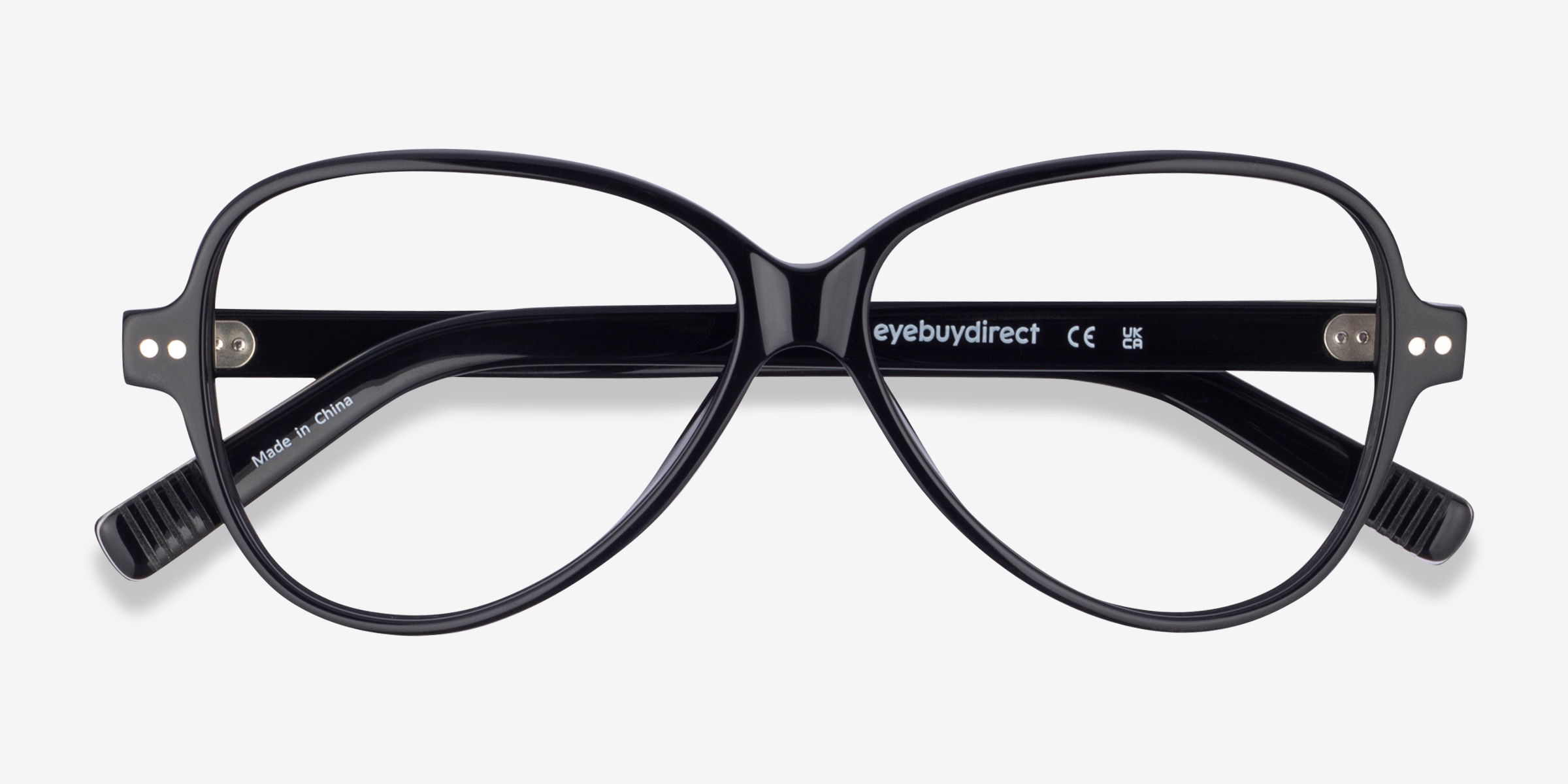 Shea Cat Eye Black Full Rim Eyeglasses | Eyebuydirect