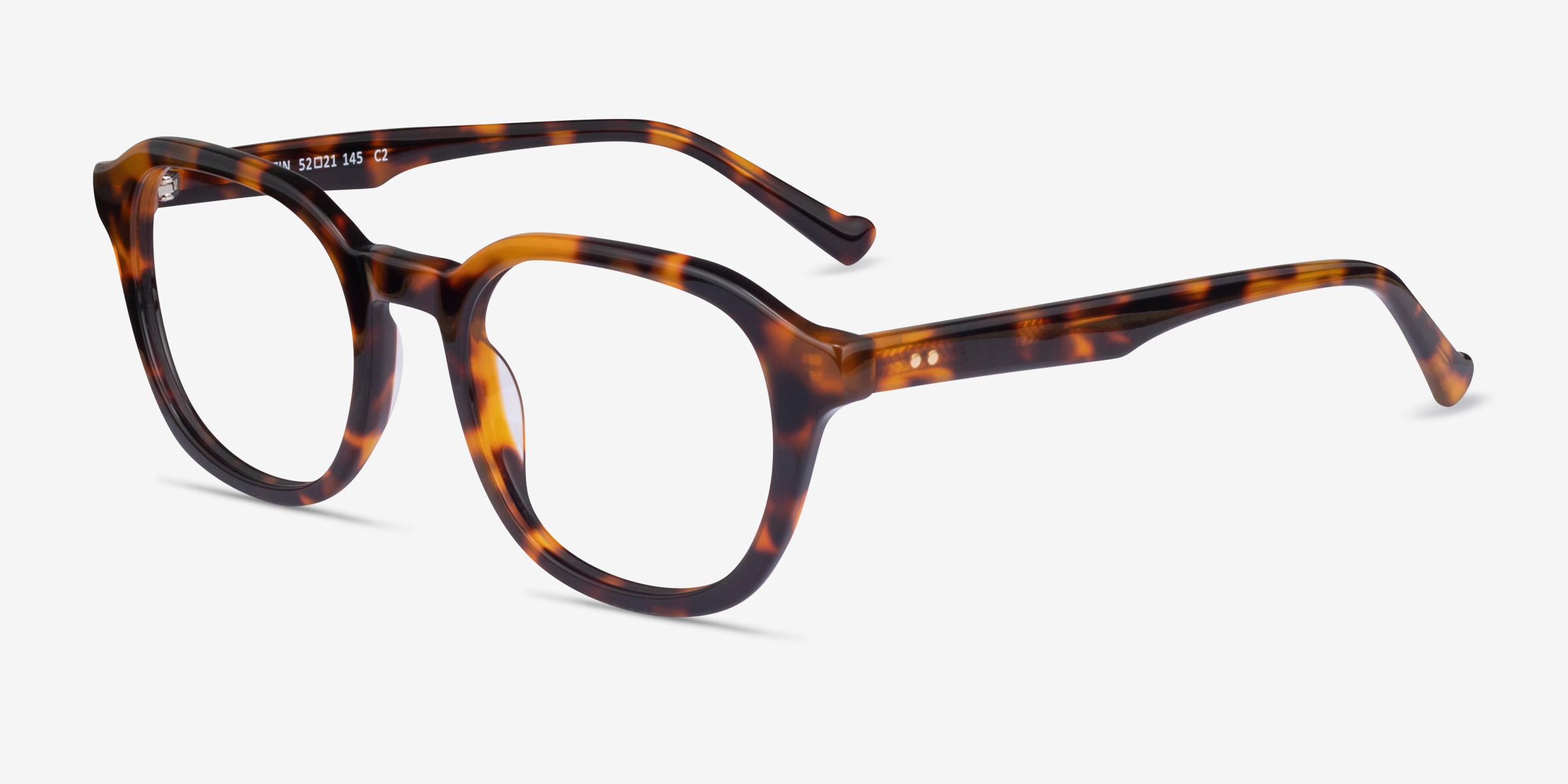Justin Square Tortoise Glasses for Men | Eyebuydirect