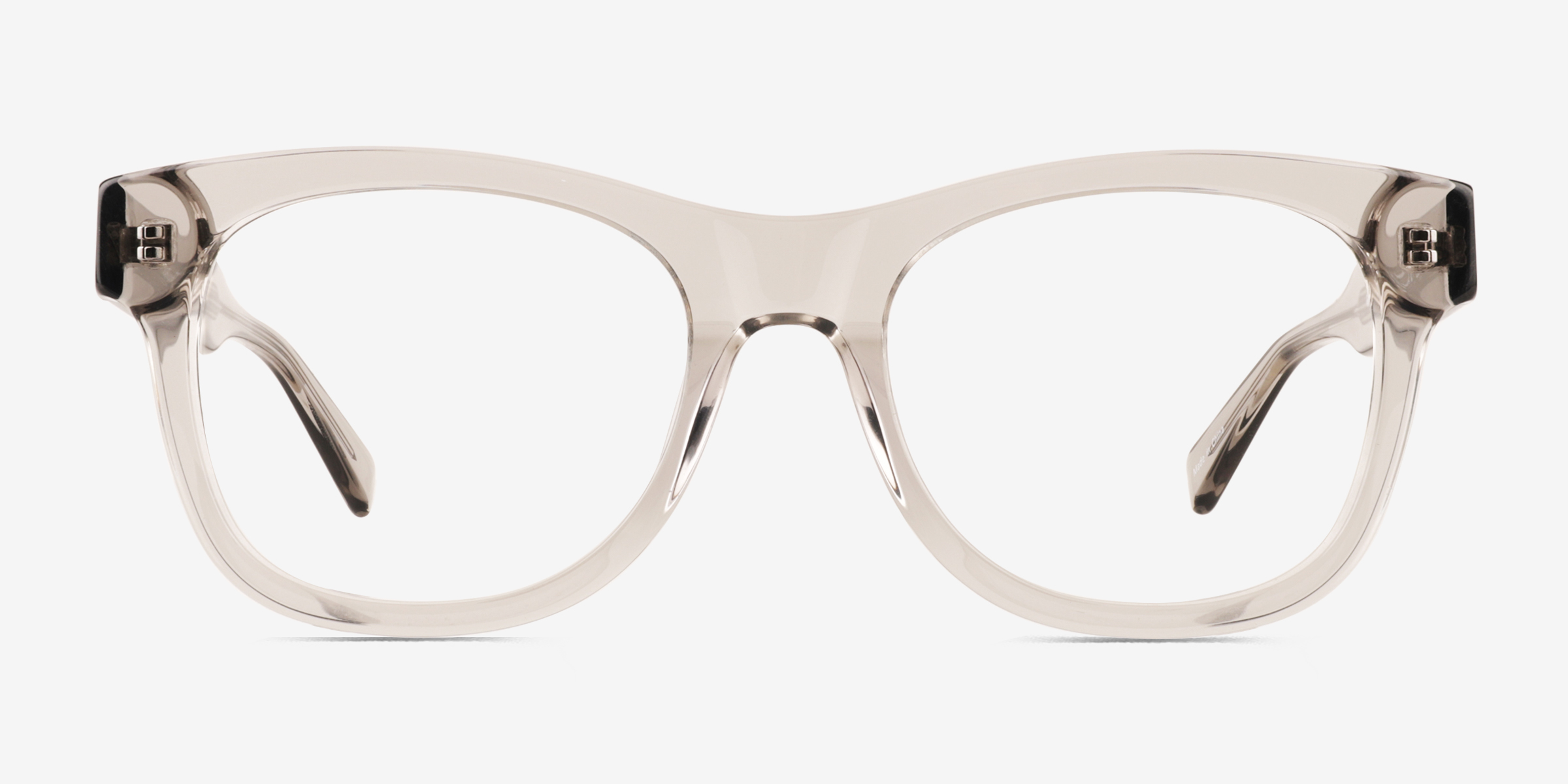 Abe Cat Eye Clear Gray Full Rim Eyeglasses | Eyebuydirect