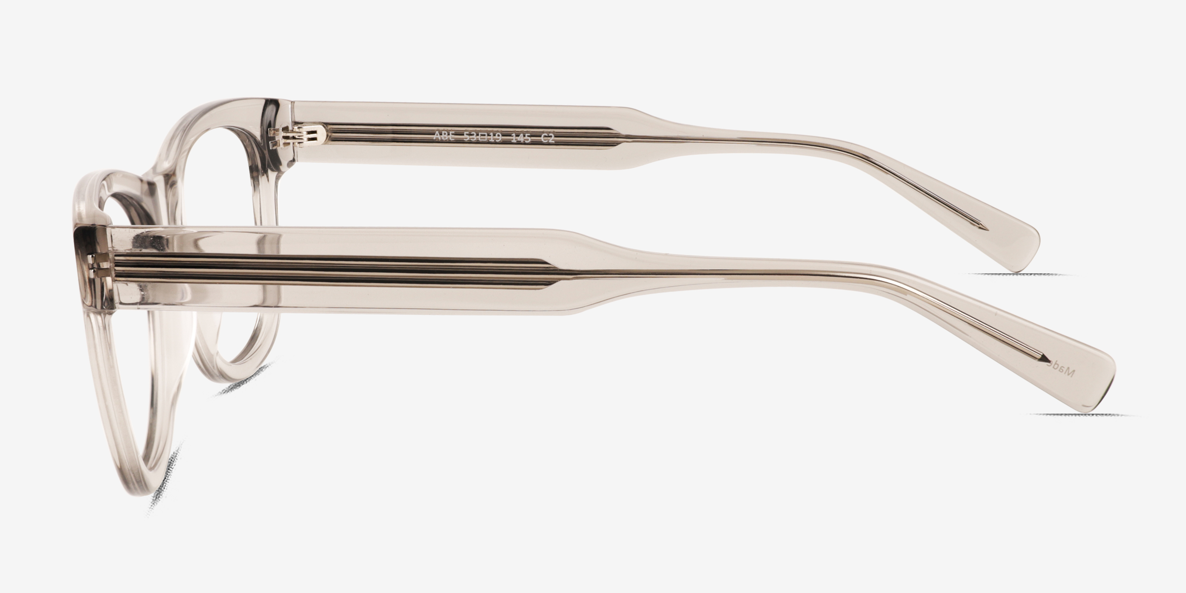 Abe Cat Eye Clear Gray Full Rim Eyeglasses | Eyebuydirect