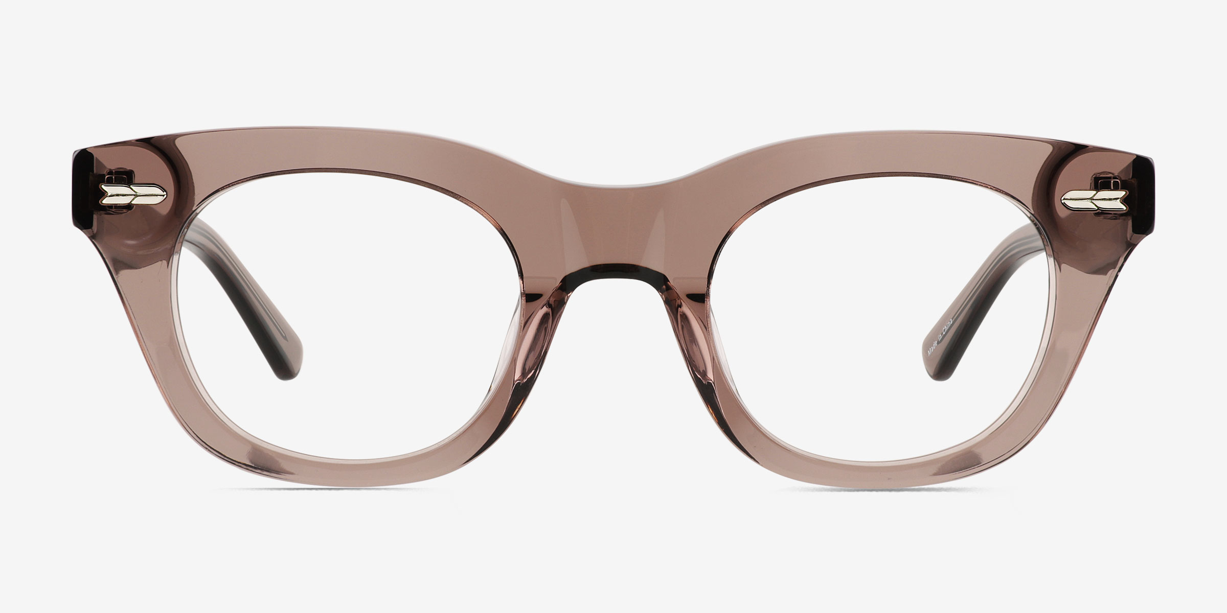 Ernst Cat Eye Clear Brown Full Rim Eyeglasses | Eyebuydirect