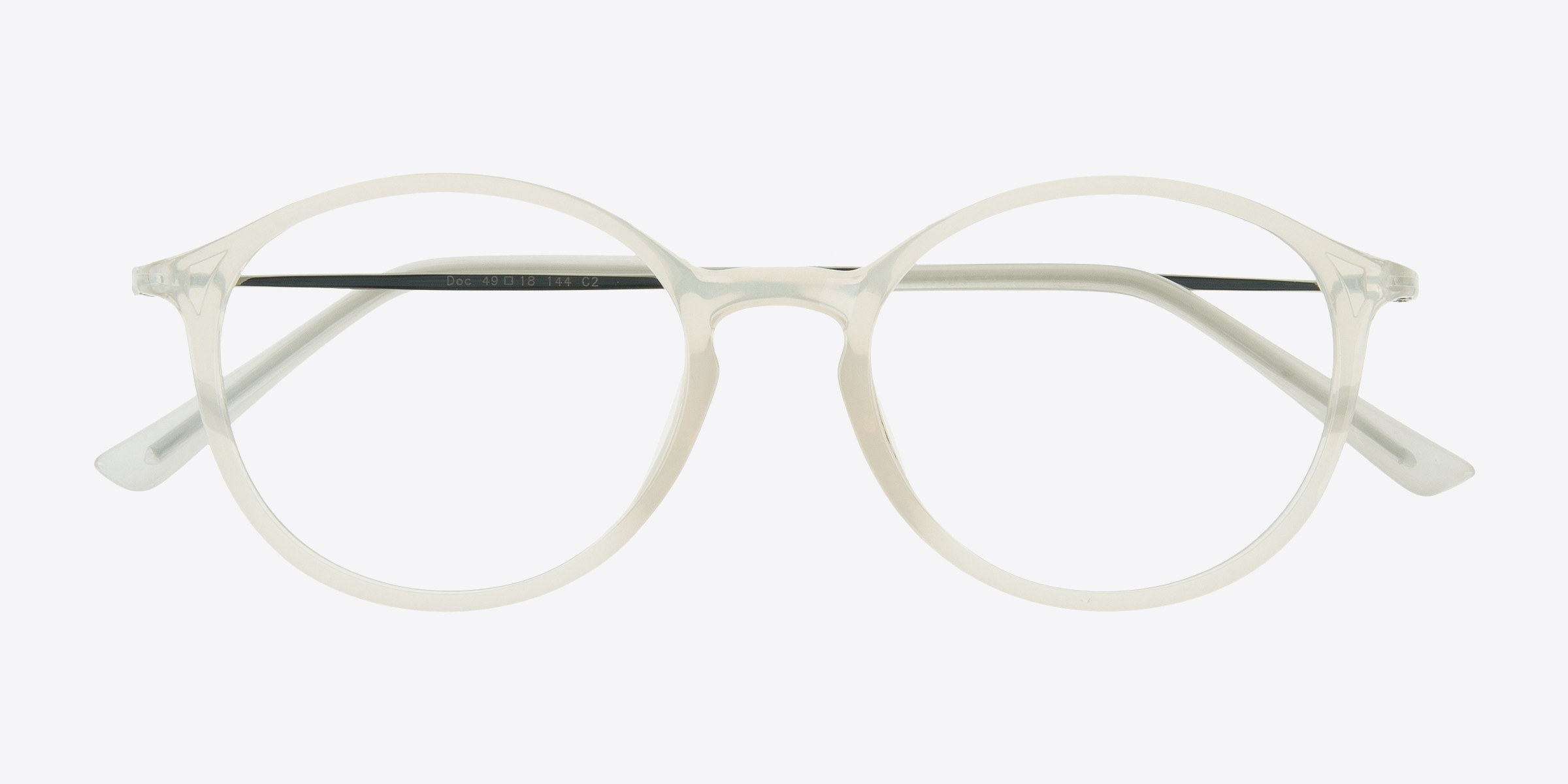 Doc Round Clear Glasses for Women | Eyebuydirect