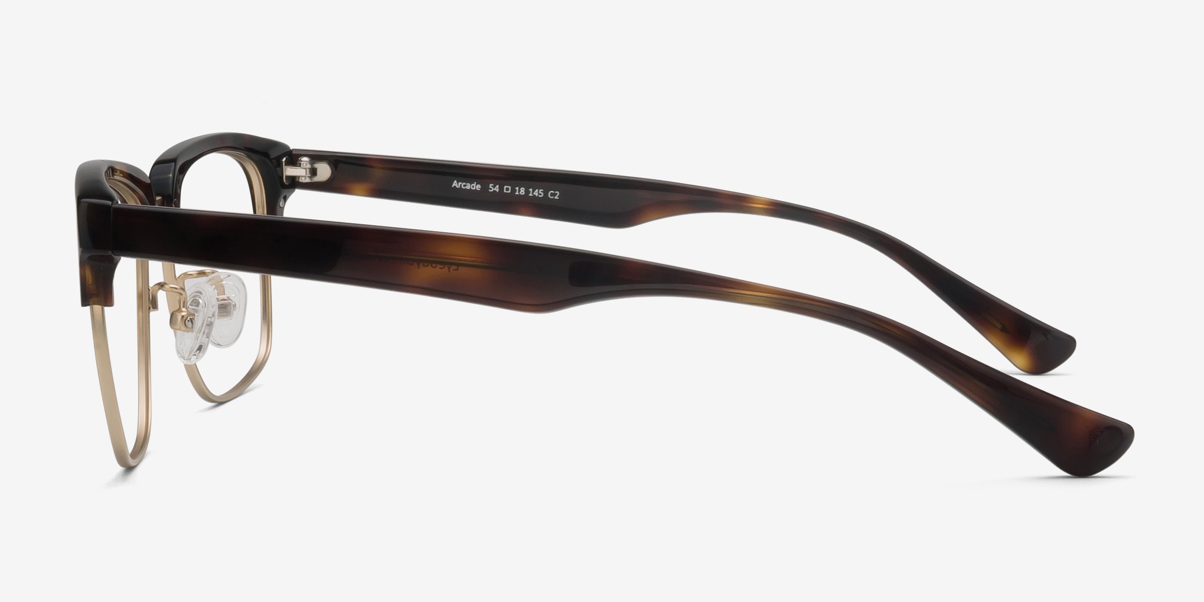 Arcade Square Tortoise Full Rim Eyeglasses | Eyebuydirect