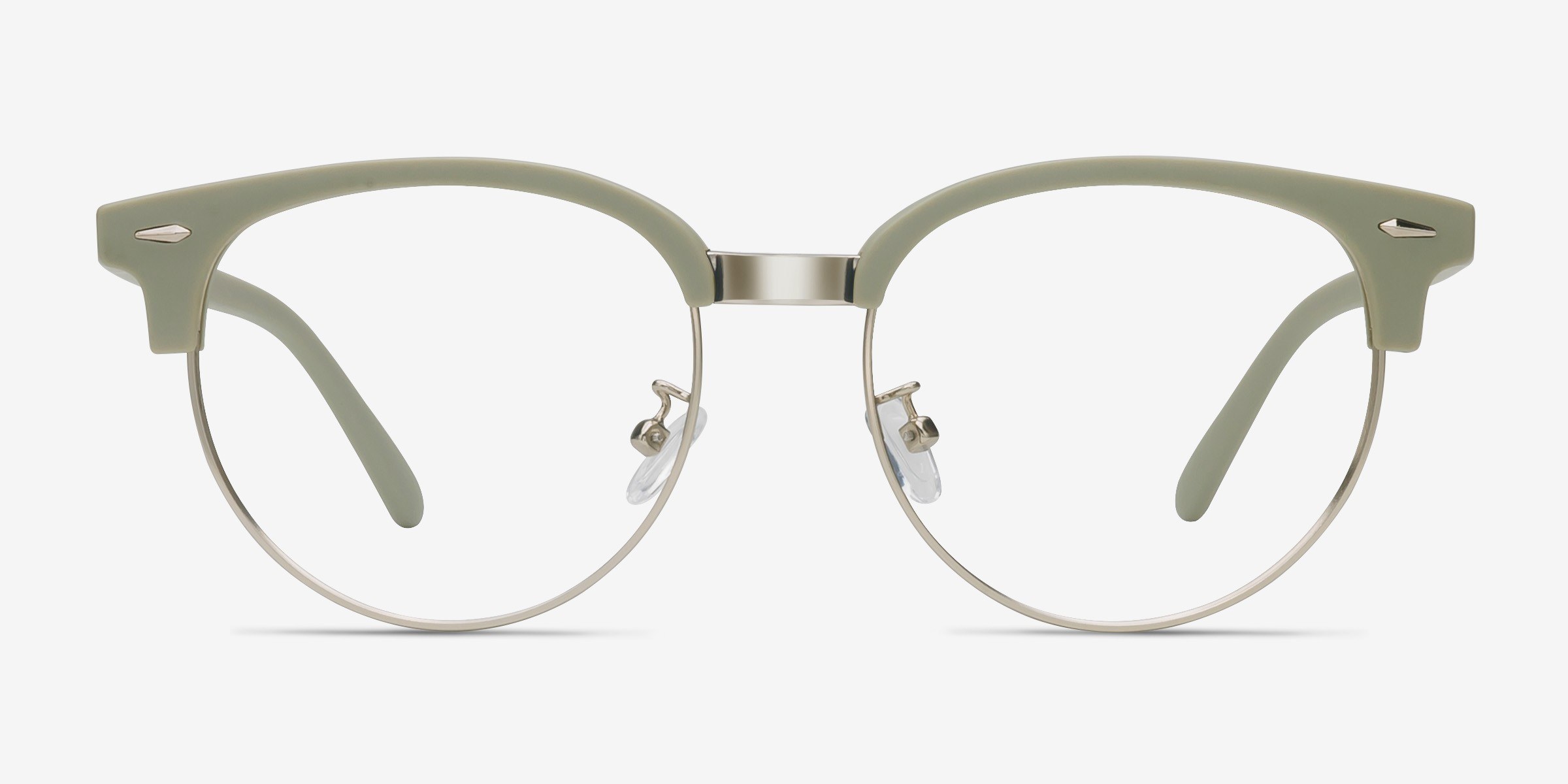 Narita Round Light Green Glasses for Women | Eyebuydirect