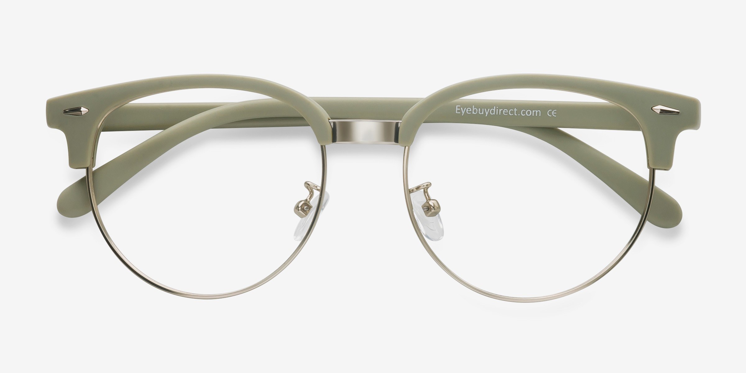 Narita Round Light Green Glasses for Women | Eyebuydirect