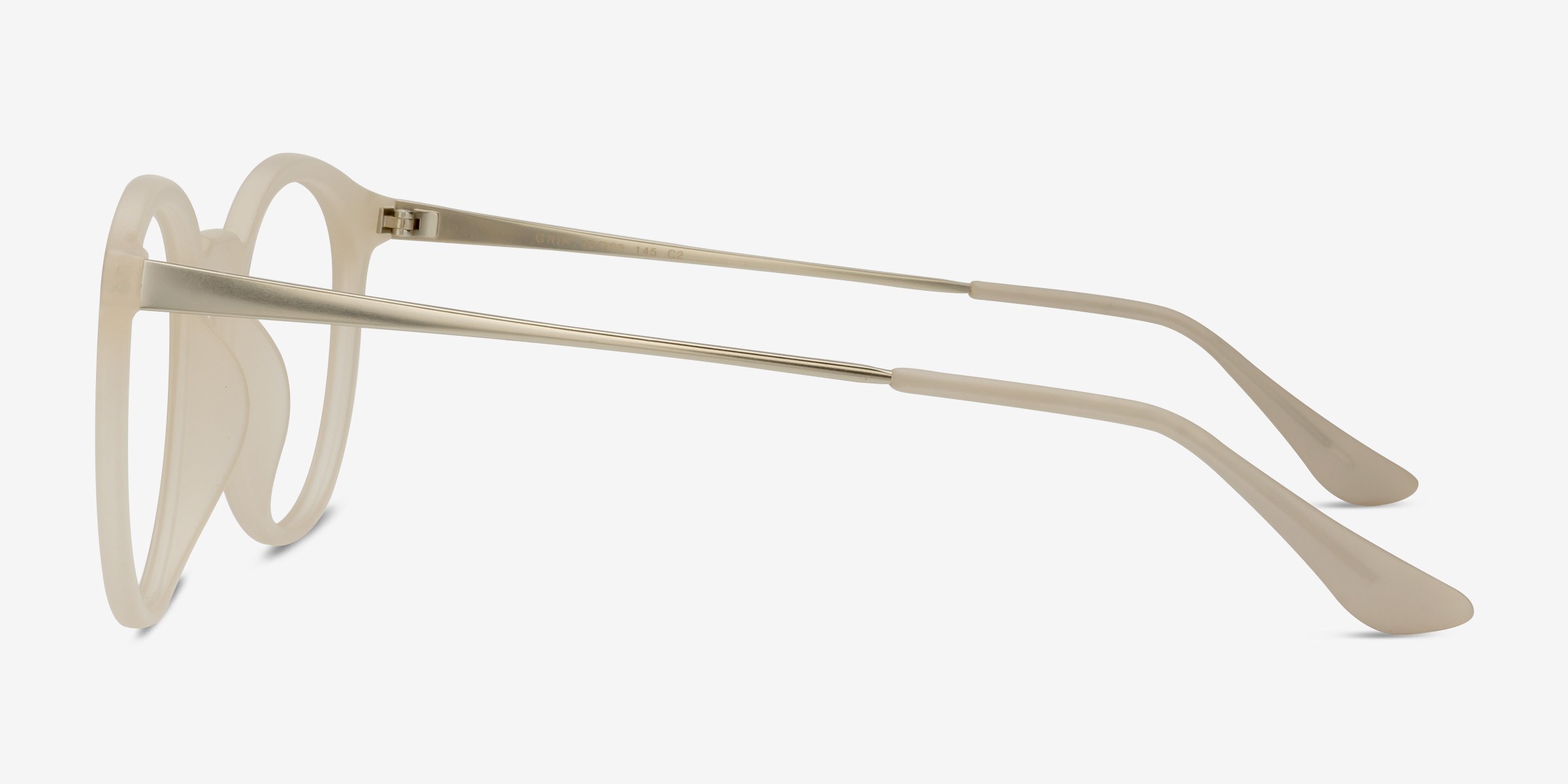 Grin Round Matte Clear Full Rim Eyeglasses | Eyebuydirect