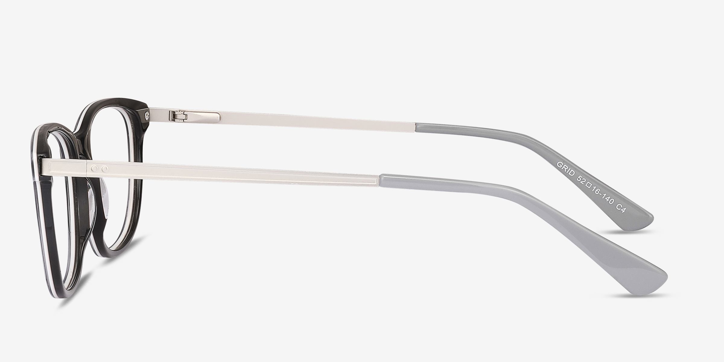 Grid Gray Glasses for Women | Eyebuydirect