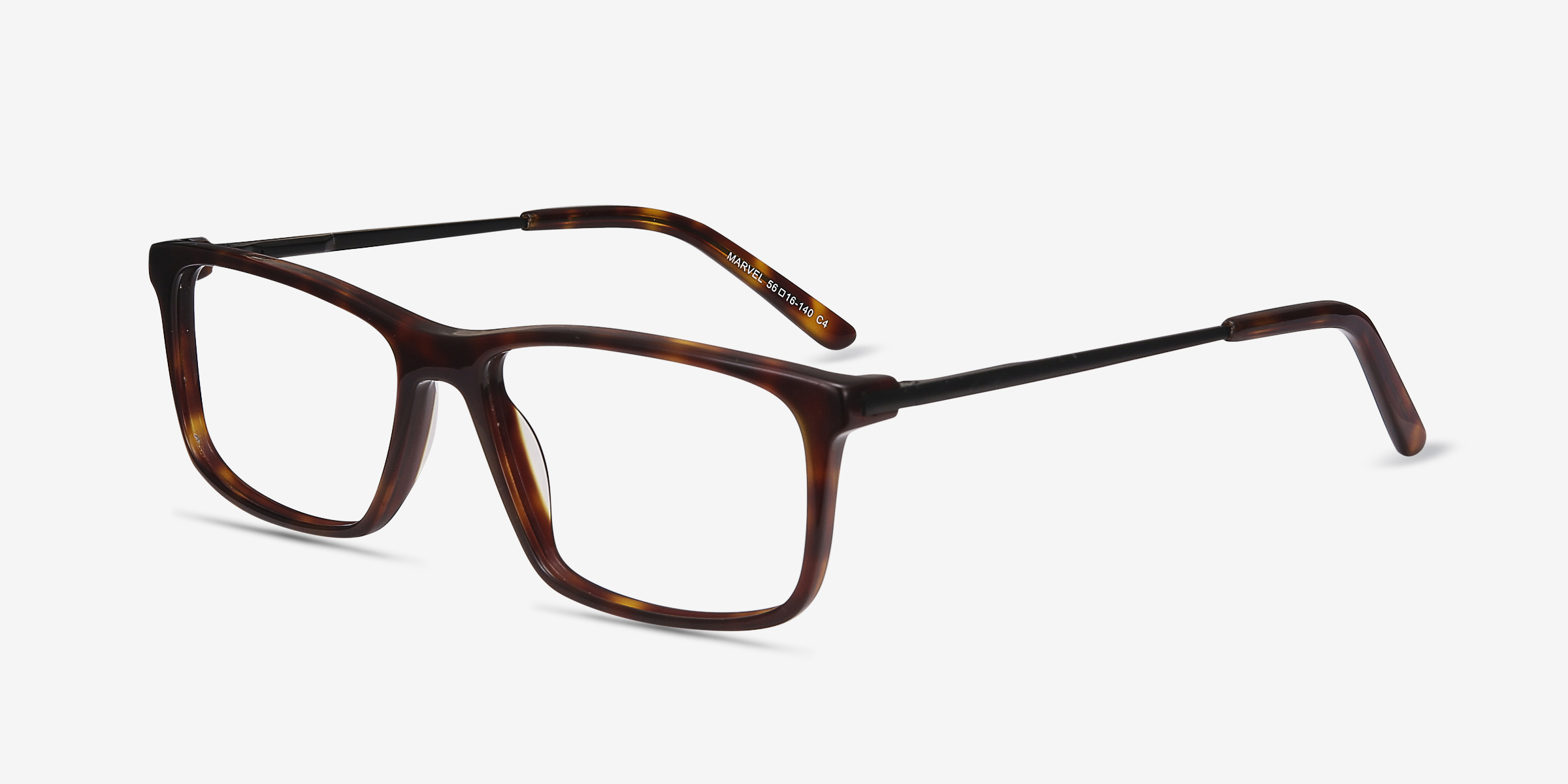 Marvel Rectangle Tortoise Glasses for Men | Eyebuydirect
