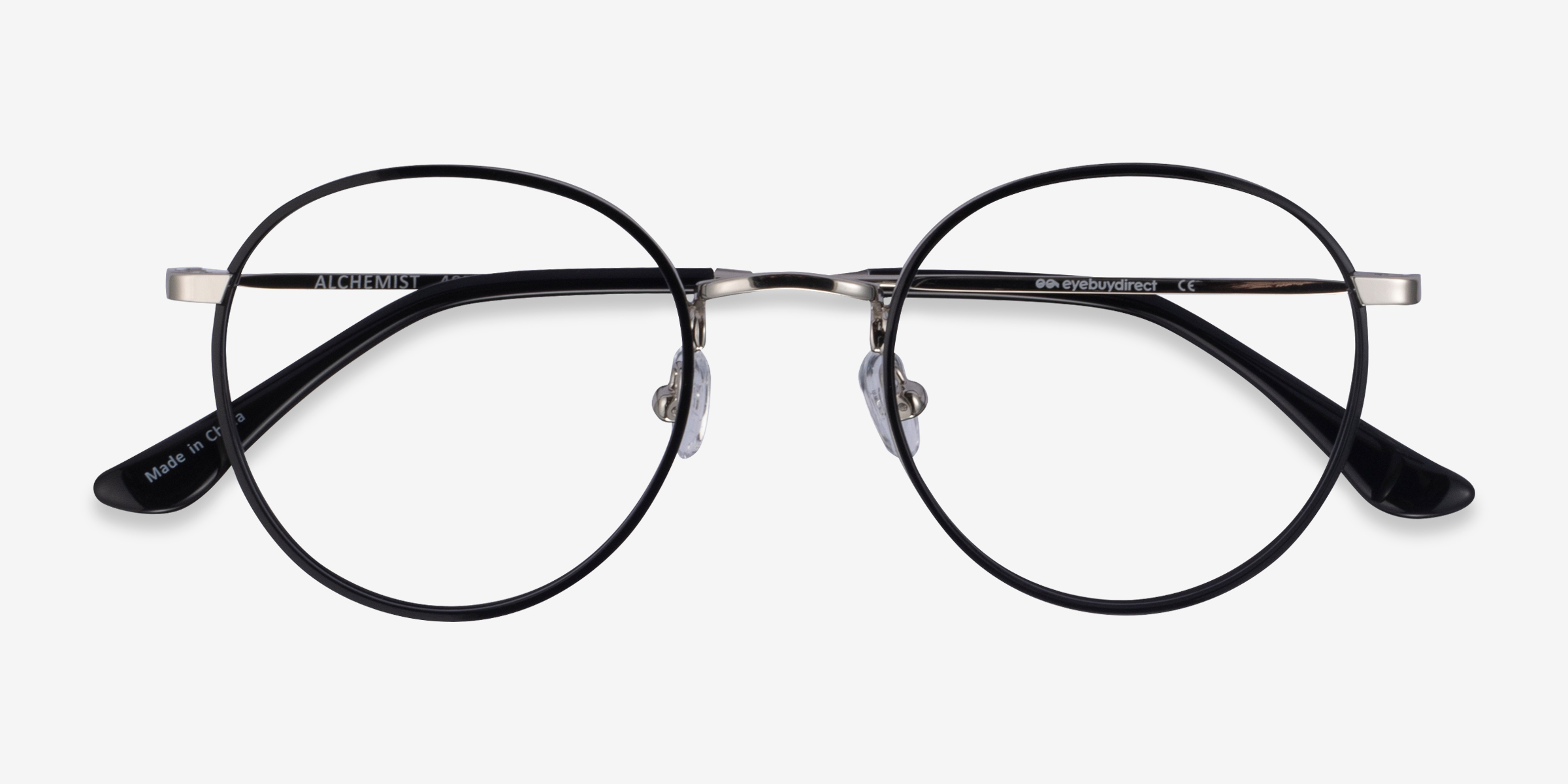 Alchemist Round Black Full Rim Eyeglasses | Eyebuydirect