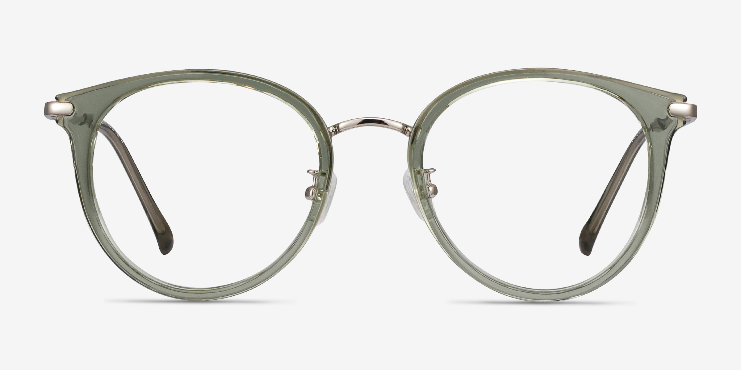 Hollie - Round Green Frame Glasses For Women | EyeBuyDirect