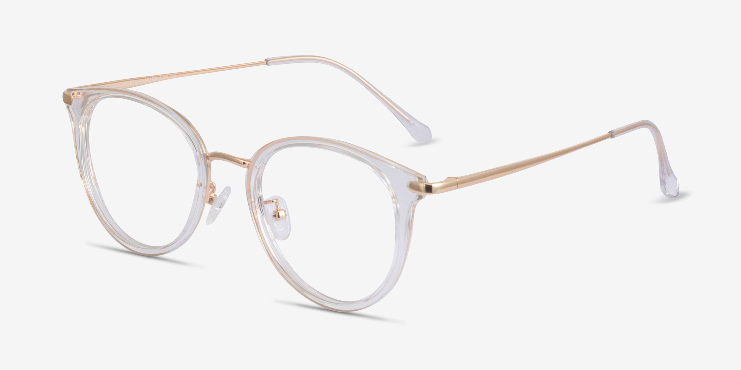 Hollie Round Clear Glasses for Women | Eyebuydirect