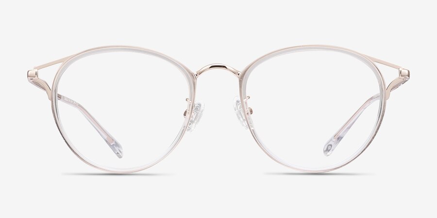 Dazzle Round Clear Glasses for Women | Eyebuydirect