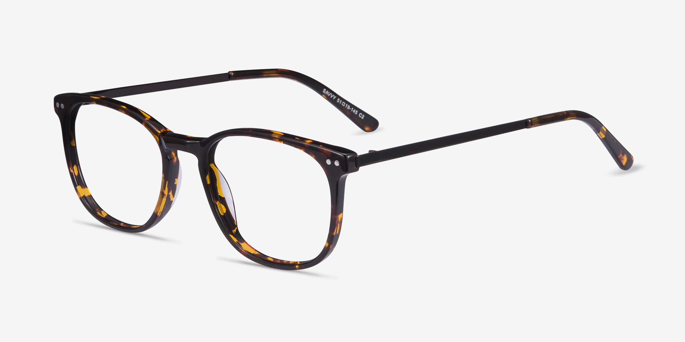 Savvy Square Tortoise Full Rim Eyeglasses Eyebuydirect