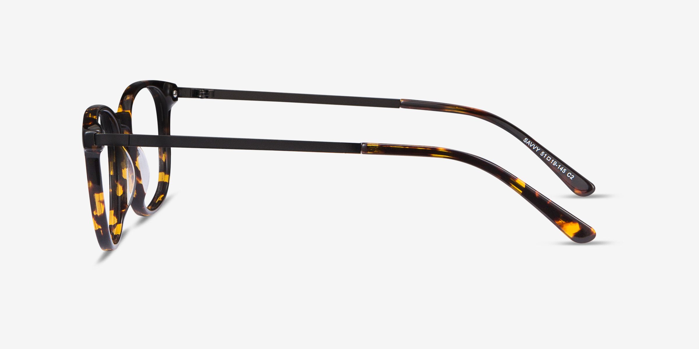 Savvy Square Tortoise Full Rim Eyeglasses | Eyebuydirect