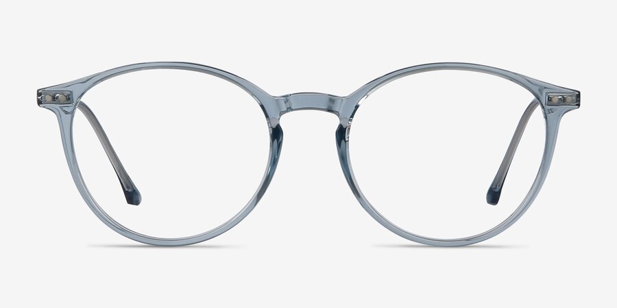 Amity Round Blue Full Rim Eyeglasses | Eyebuydirect