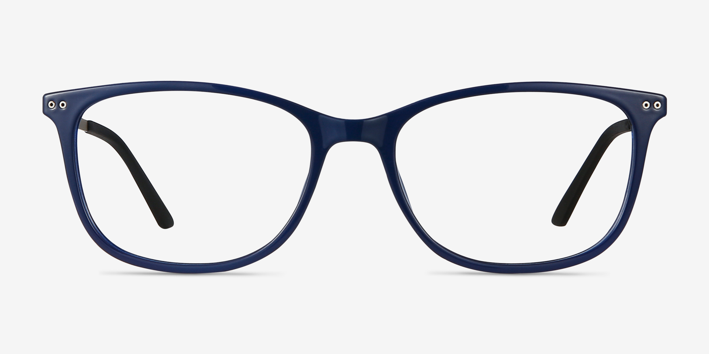 Clarity Rectangle Blue Glasses for Women | Eyebuydirect