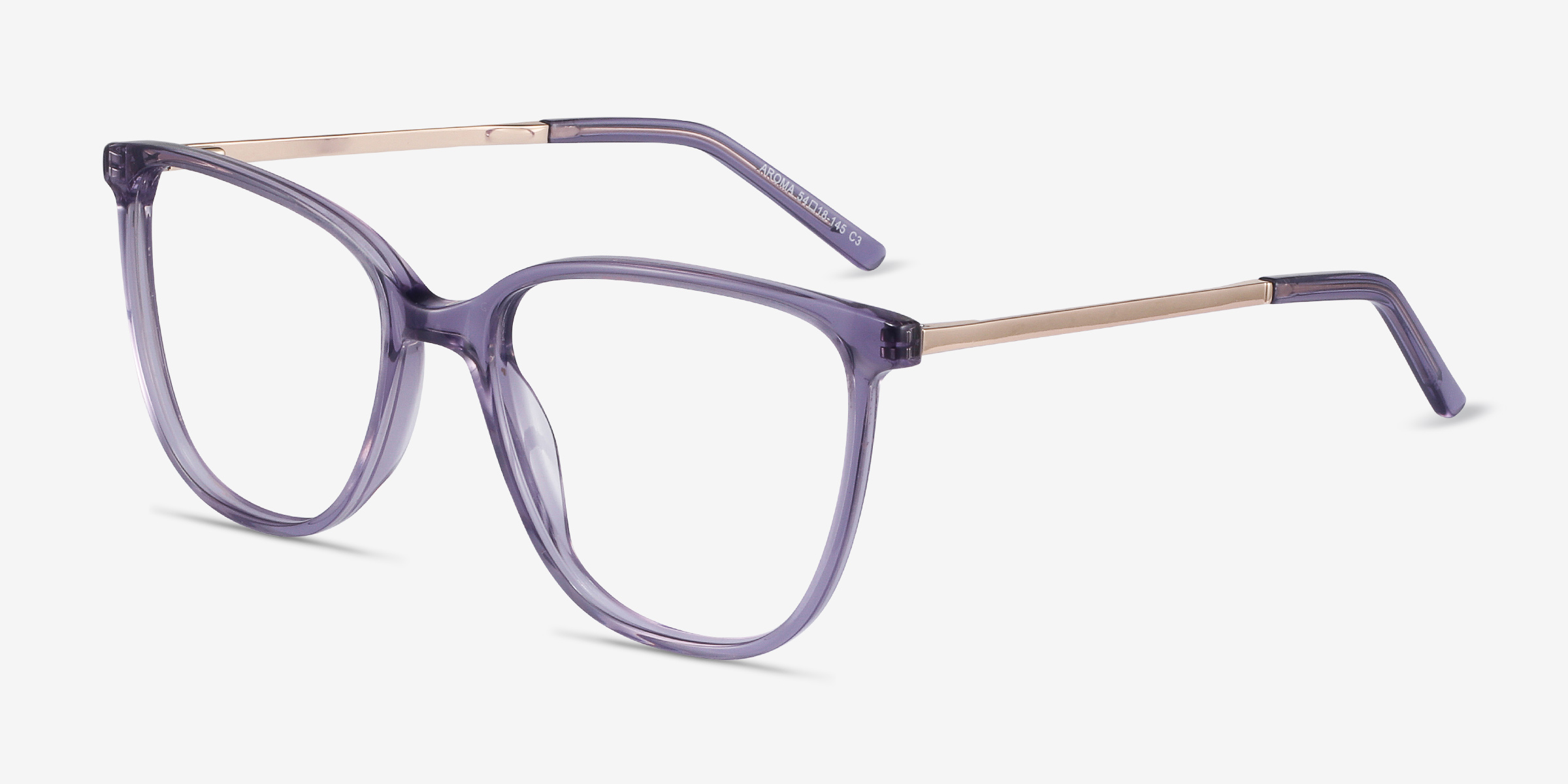 Aroma Cat Eye Purple Glasses for Women | Eyebuydirect