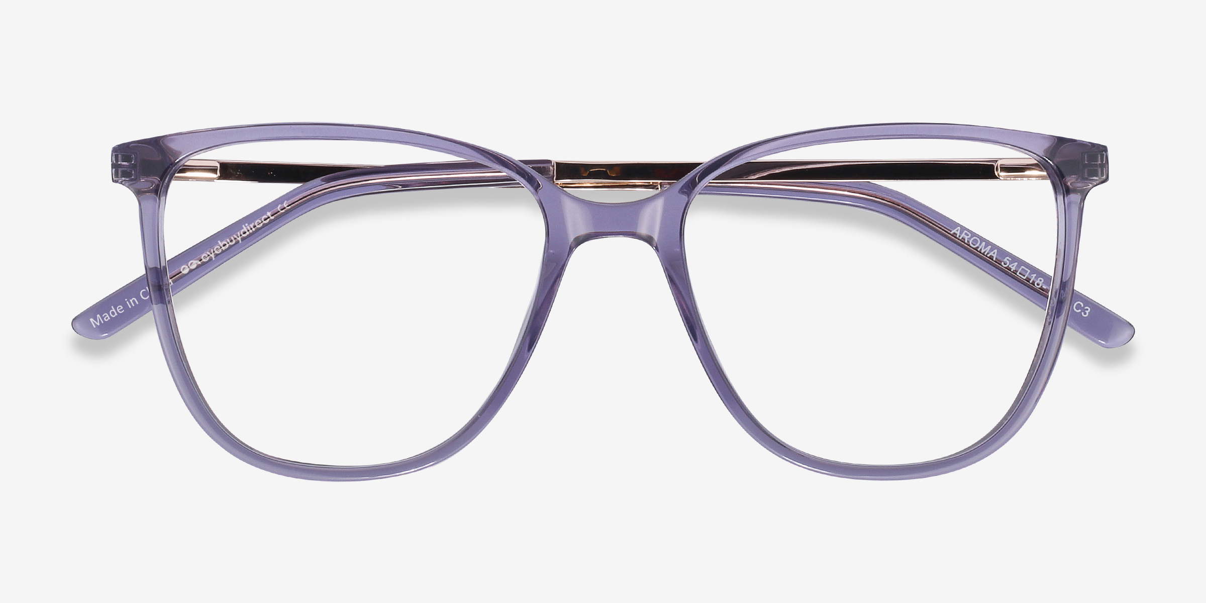 Aroma Cat Eye Purple Glasses for Women | Eyebuydirect
