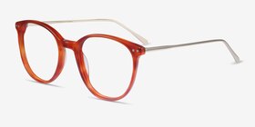 Oriana Square Orange Glasses for Women | Eyebuydirect