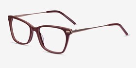 Forward Cat Eye Burgundy Glasses for Women | Eyebuydirect