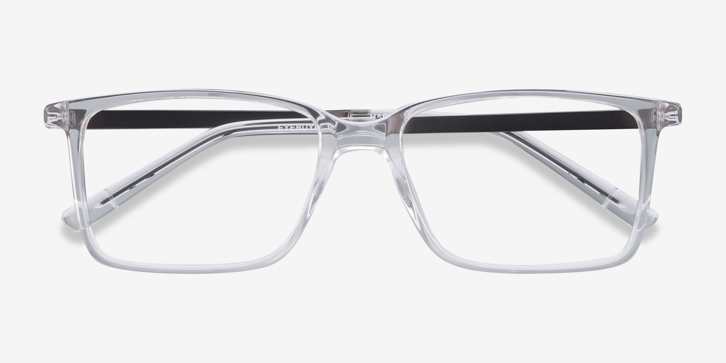 Haptic Rectangle Clear Full Rim Eyeglasses | Eyebuydirect