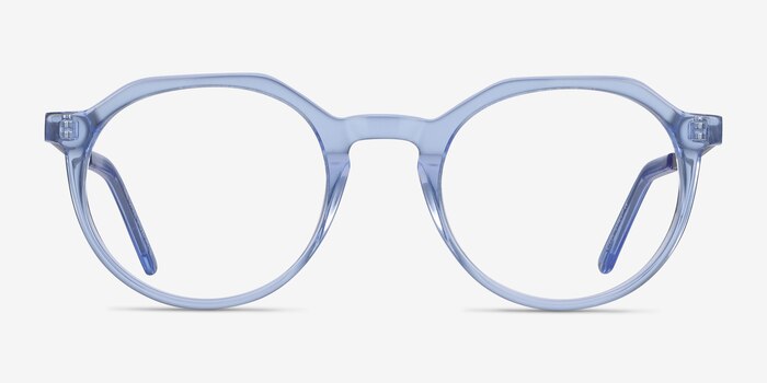 The Cycle - Eye-Catching Clear Blue Glasses | Eyebuydirect