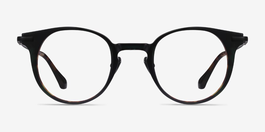 Lazzi Round Green Tortoise Full Rim Eyeglasses | Eyebuydirect