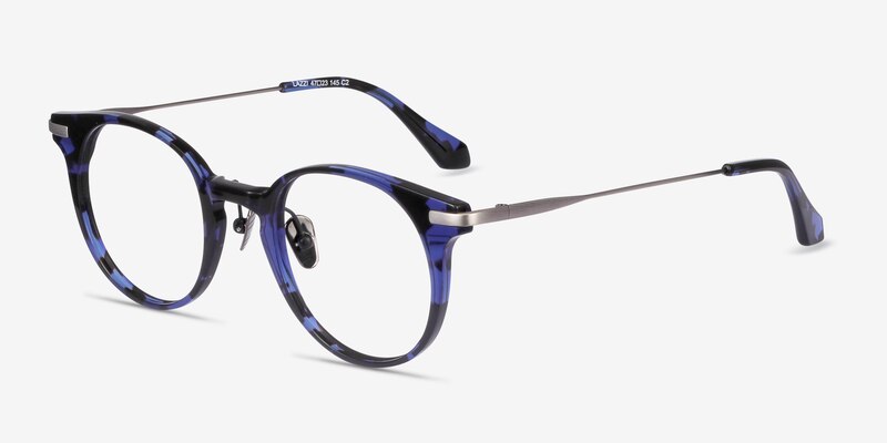 Lazzi Round Blue Tortoise Full Rim Eyeglasses | Eyebuydirect