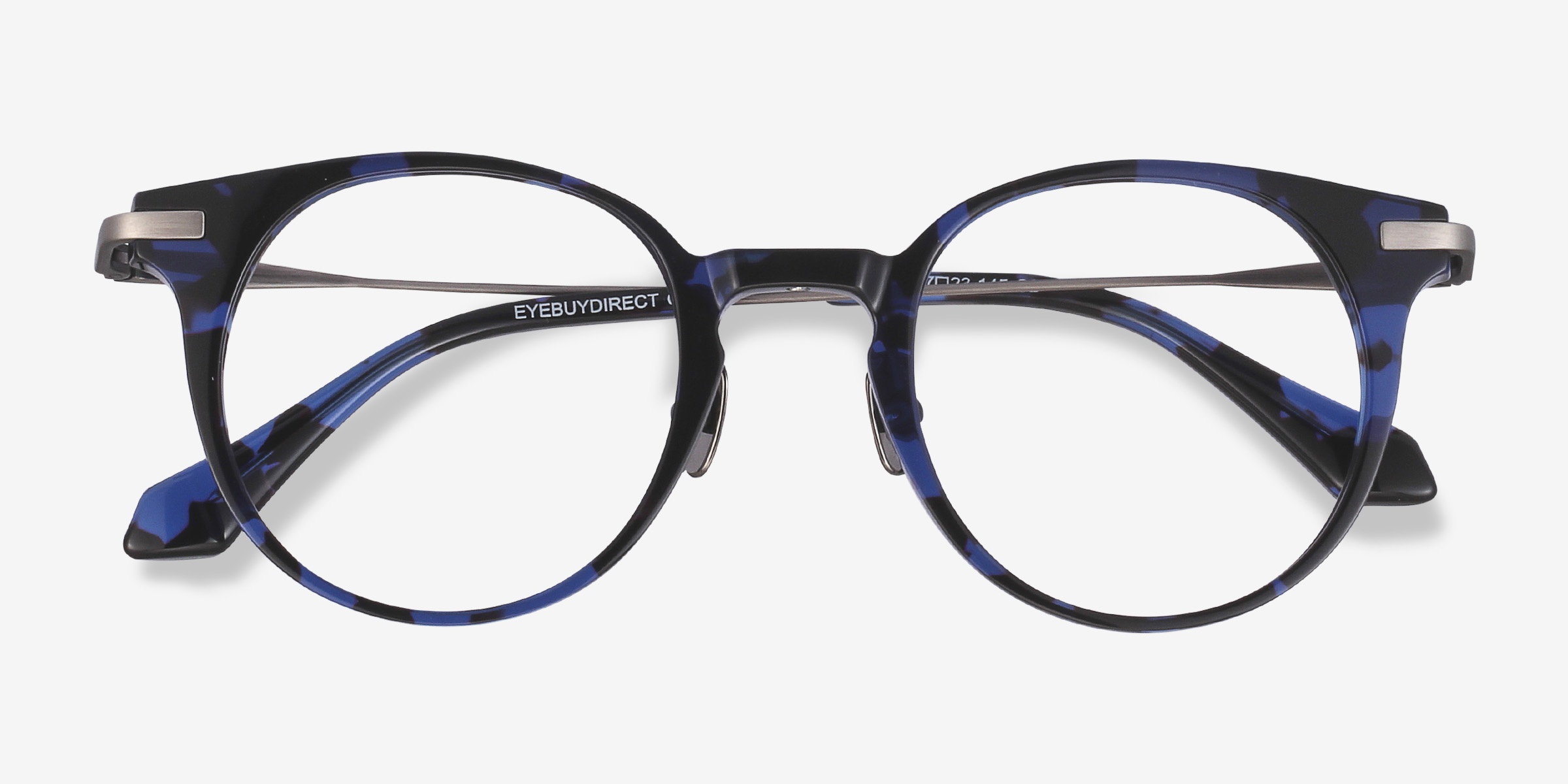 Lazzi Round Blue Tortoise Full Rim Eyeglasses | Eyebuydirect