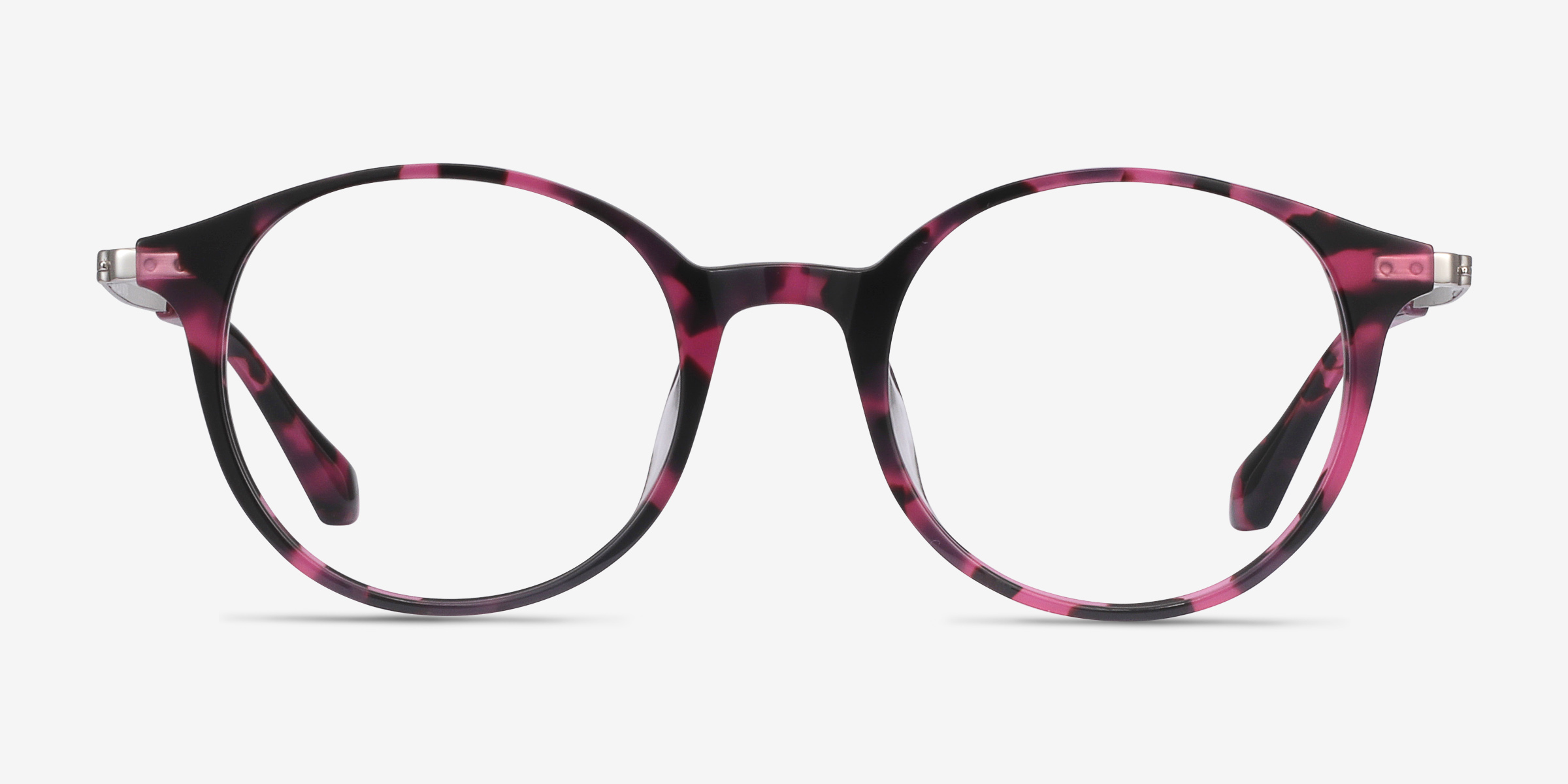 Jude Round Pink Tortoise Glasses For Women Eyebuydirect